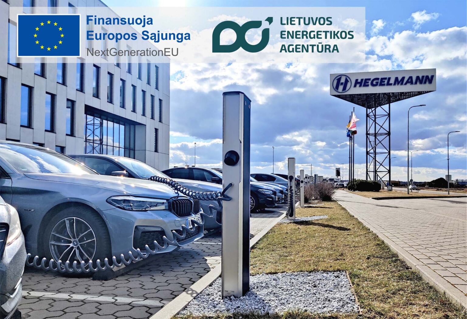 Hegelmann installs electric car charging stations - Hegelmann Group